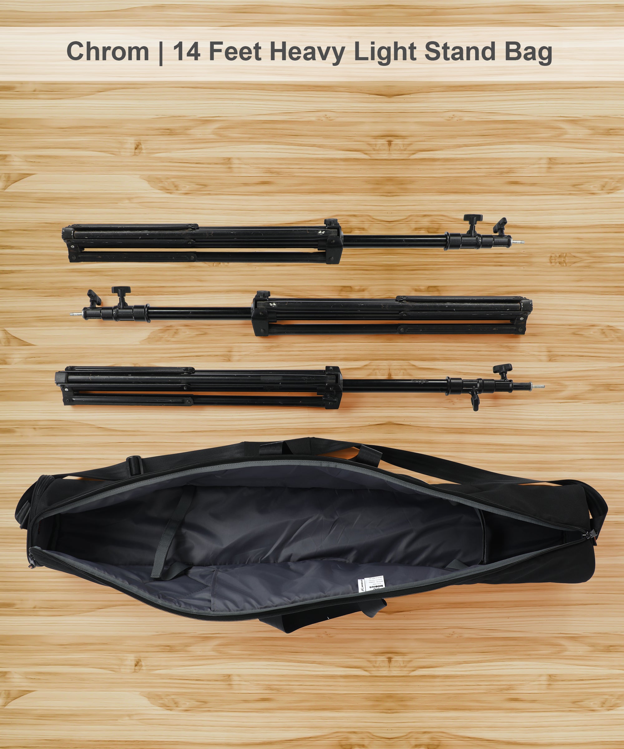 Mobius Chrom 14feet Heavy Light Stand Bag – MOBIUS
